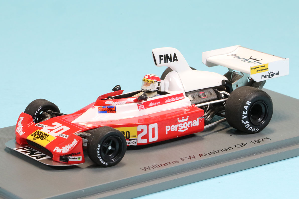 スパーク 1/43 ウィリアムズ FW03 オーストラリアGP 1975 J.フォンランテン S7489