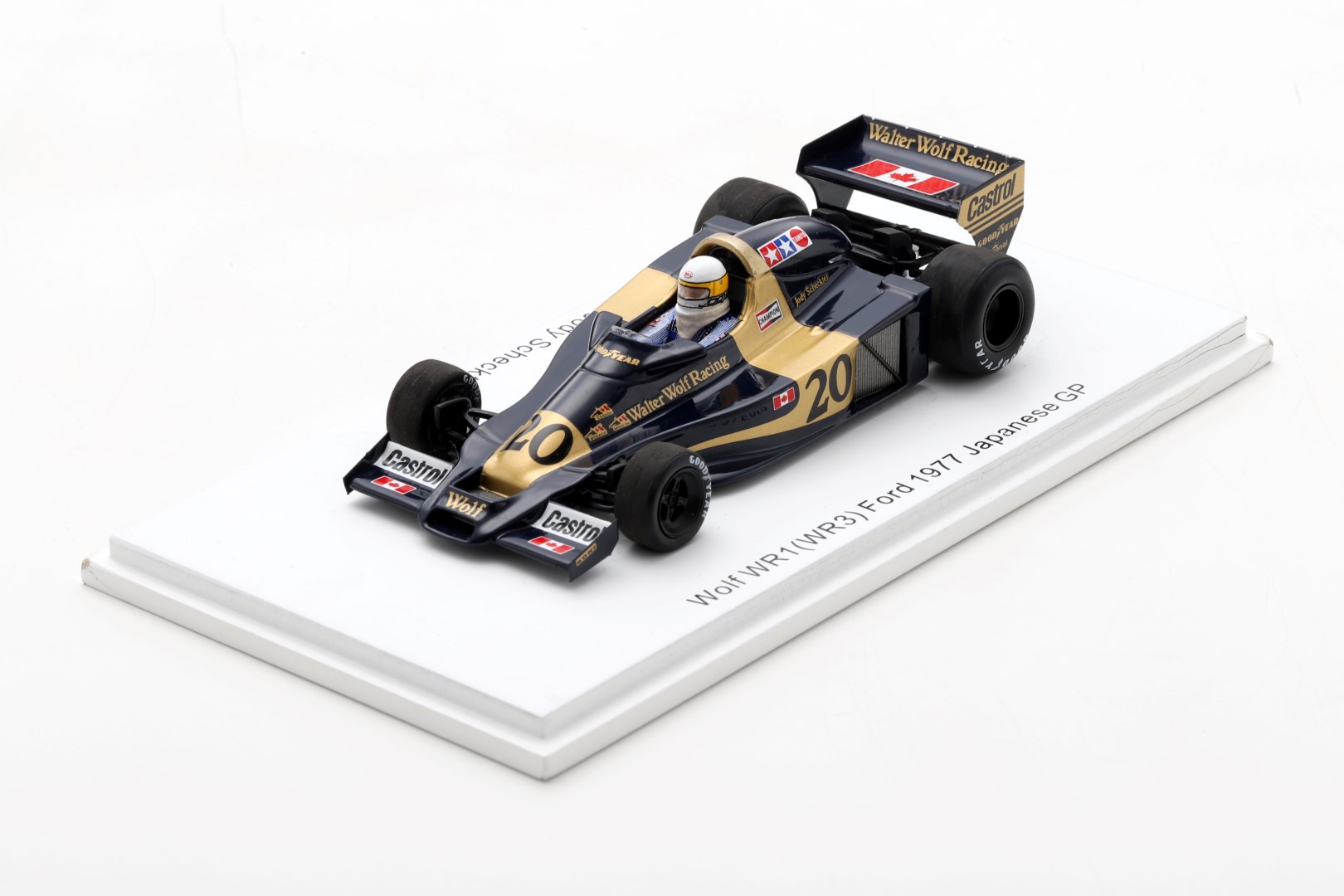 [予約] ロム特注スパーク 1/43 ウルフ WR1 日本GP 1977 Jシェクター ROMU048