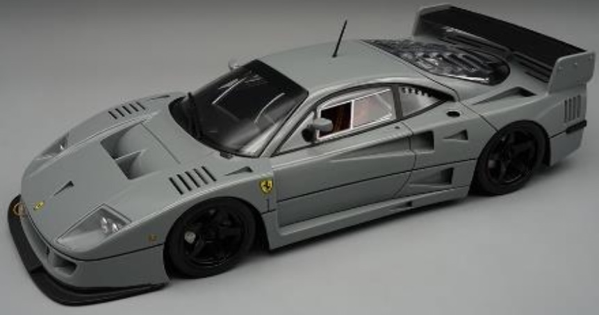 [予約] テクノモデル 1/18 フェラーリ F40 LM プレスバージョン 1996 ミドルグレー ブラックホイール TM18-286M