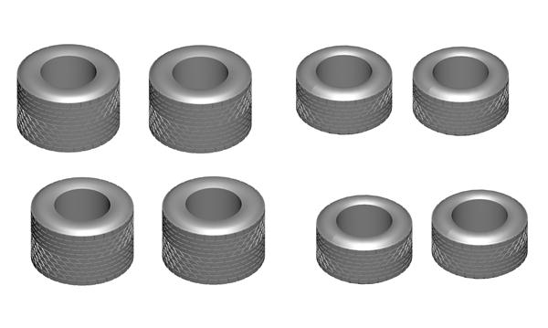 タメオ タイヤパーツ 1/43 92年 F1 レインタイヤ 2セット PWT18 ミニカーショップ ロム