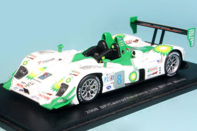 ML002 - スパーク 1/43 ローラ B07/46 マツダ セブリング 2008 No.8 - ミニカーショップ ロム