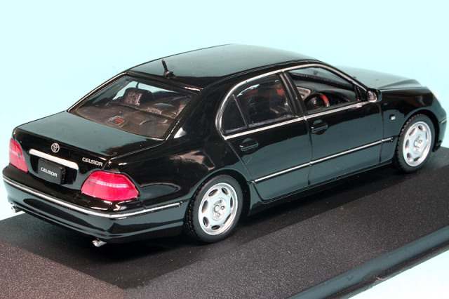 F43-064 - First43 1/43 トヨタ セルシオ 2001 ブラック - ミニカーショップ ロム