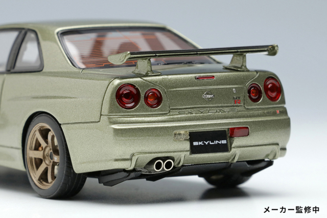 [予約] アイドロン 1/43 ニッサン スカイラインGT-R (BNR34) V-spec II Nur 2002 (TE37ホイール ...