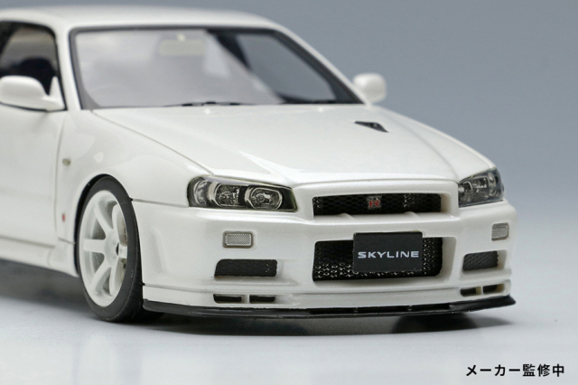 [予約] アイドロン 1/43 ニッサン スカイラインGT-R (BNR34) V-spec II Nur 2002 (TE37ホイール ...