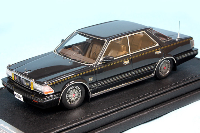 IG1417 - イグニッションモデル 1/43 ニッサン セドリック Y30 4ドア ハードトップ ブロアム VIP ブラック IG1417 ...