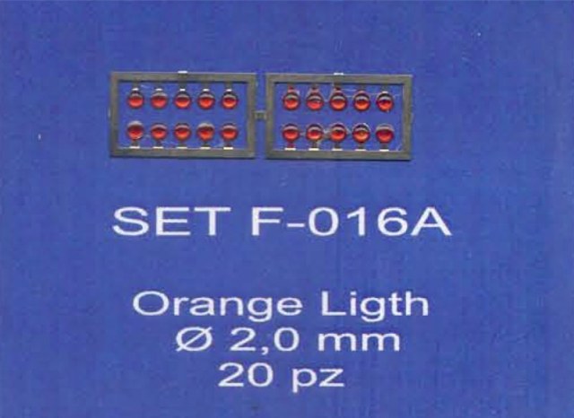 ABC_F-016A - ABC ライト オレンジ φ2mm 20個入 - ミニカーショップ ロム