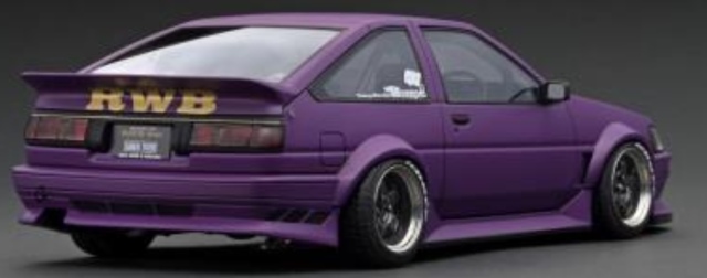 [予約] イグニッションモデル 1/18 RWB トヨタ AE86 トレノ マットパープル IG2610