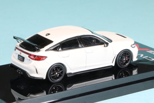 ホビージャパン 1/64 ホンダ シビック TYPE R (FL5) エンジンディスプレイモデル付 チャンピオンシップホワイト HJ641063W ミニカーショップ ロム