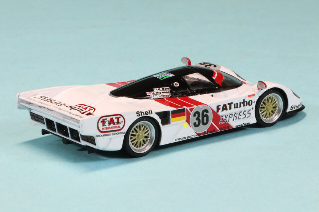 タイニー×スパーキー 1/64 ポルシェ 962ルマン 1994 "FAT" No.36 ウィナー & "SHELL" No.35 3rd ...