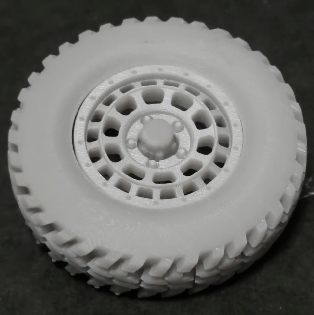 ケイSTYLE! 1/24 MT2-TYPEタイヤ（245/75/R16）5本セット 16インチ相当 KS-O06 ミニカーショップ ロム