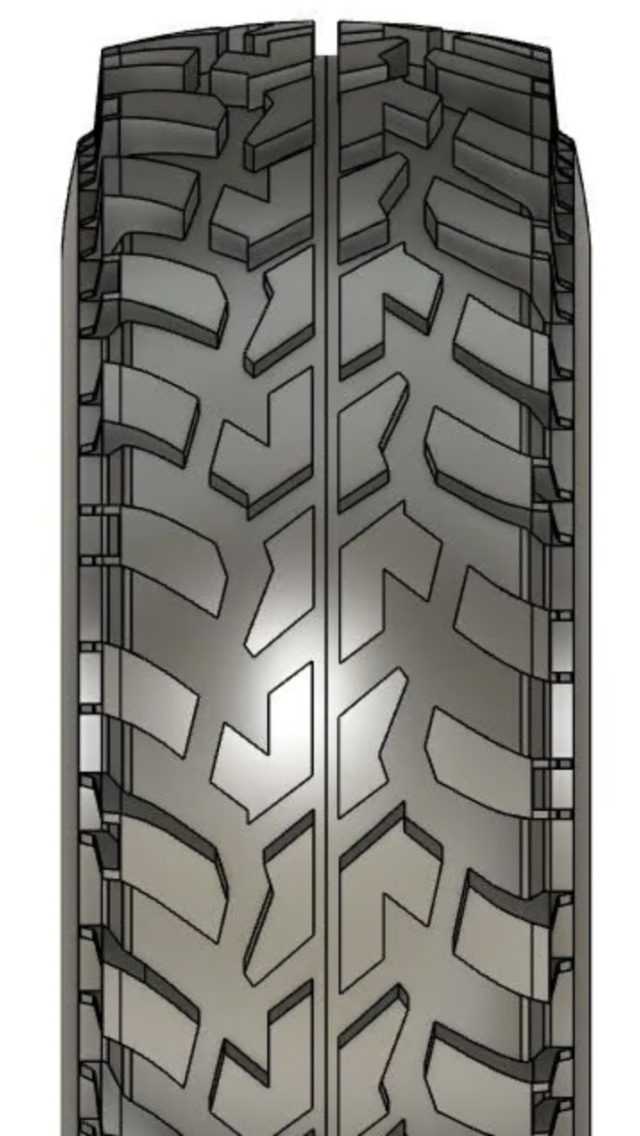 ケイSTYLE! 1/24 MT2-TYPEタイヤ（245/75/R16）5本セット 16インチ相当 KS-O06 ミニカーショップ ロム