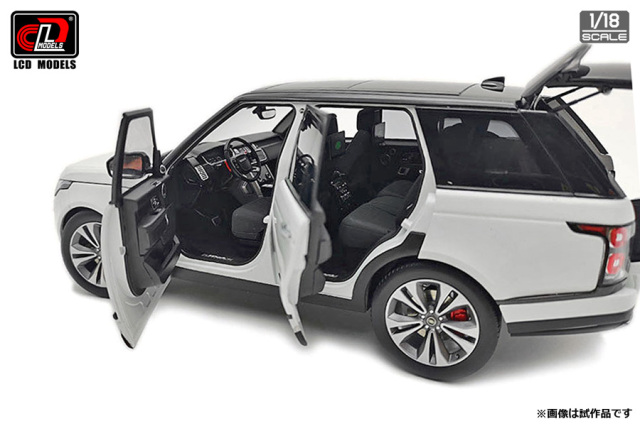 [予約] LCDモデルズ 1/18 ランドローバー レンジローバー SV オートビオグラフィ ダイナミック ホワイト フル開閉 ...