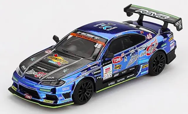 [予約 MINI-GT 1/64 ニッサン シルビア (S15) D1 GP 2023 No.46 D-MAX RACING(右ハンドル ...