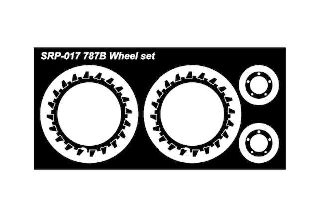 Studio Rosso 1/24 マツダ 787B ホイールセット タミヤ対応 SRP-017 SRP-017 ミニカーショップ ロム