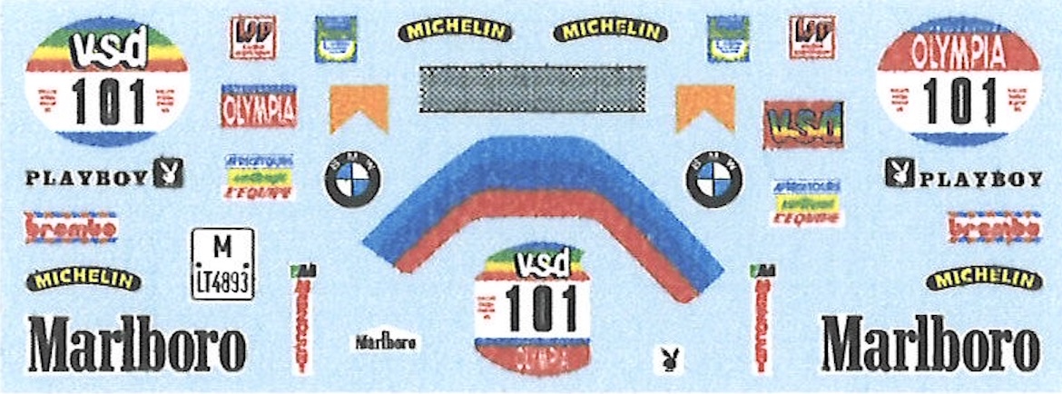 ミュージアムコレクション 1/12 BMW R80 フルデカール タミヤ対応 MC-D1068