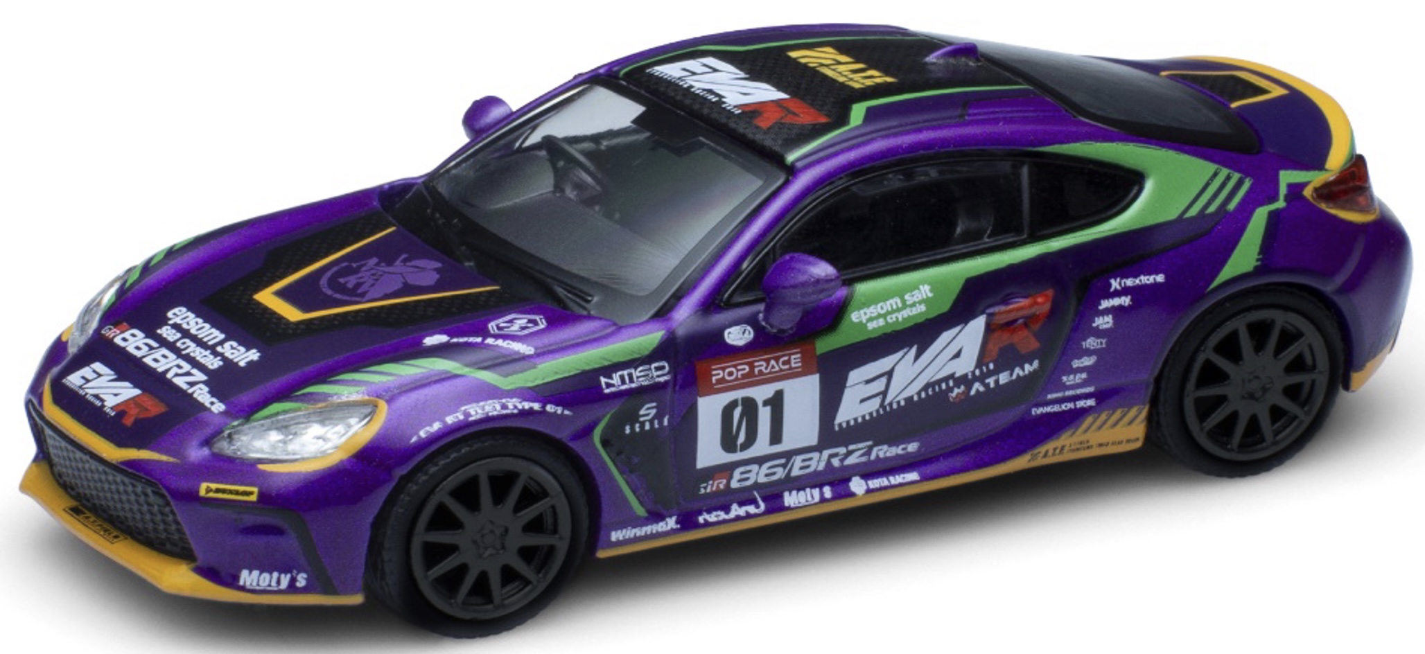 [予約] POPレース 1/64 トヨタ GR 86 エヴァ01 PR64-GR86-EVA01