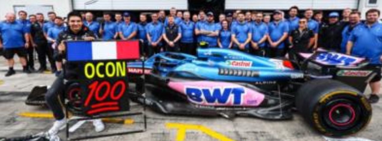 [予約] スパーク 1/43 アルピーヌ A552 オーストリア GP 2022 E.オコン GP通算100戦 ピットボード付き S8543