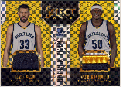 トレカショップ Rookie Star Marc Gasol / Zach Randolph NBA 14-15 Panini Select ...
