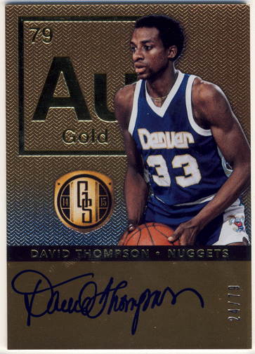 トレカショップ Rookie Star David Thompson NBA 14-15 Panini Gold Standard AU ...