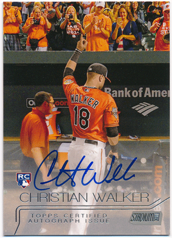 トレカショップ Rookie Star Christian Walker MLB 2015 Topps Stadium Club RC ...