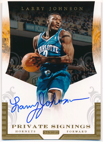 トレカショップ Rookie Star Larry Johnson NBA 2011 Panini Private Signings ...