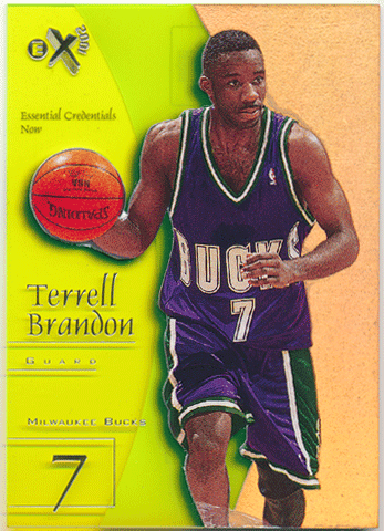 トレカショップ Rookie Star Terrell Brandon NBA 1997-98 Skybox E-X 2001 ...