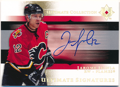 トレカショップ Rookie Star Jarome Iginla NHL 05-06 UD Ultimate Collection ...