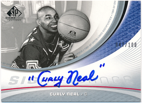 トレカショップ Rookie Star Curly Neal NBA 05-06 UD SP Game Used Significance ...