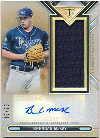トレカショップ Rookie Star Brendan McKay MLB 2021 Topps Triple Threads Gold ...