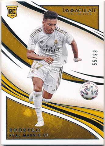 トレカショップ Rookie Star Rodrygo Soccer 2020 Panini Immaculate Collection RC ...
