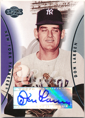トレカショップ Rookie Star 故 Don Larsen MLB 2006 Topps Co-Signers Solo Sigs ...