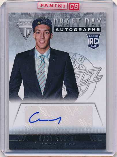 トレカショップ Rookie Star Rudy Gobert NBA 2013-14 Panini Titanium RC Rookie ...