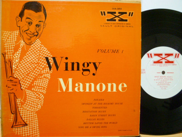 Wingy Manone / Wingy Manone, Volume 1 10インチ盤