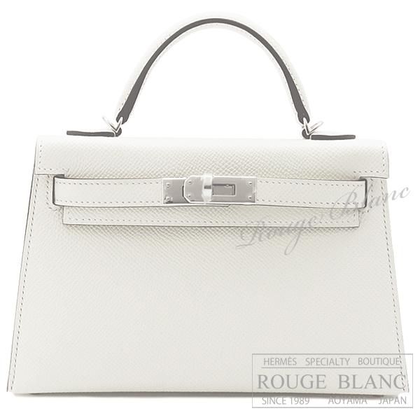 エルメス ケリーミニ 2/ミニケリー 2 ナタ エプソン シルバー金具 外縫い 【新品】 HERMES Mini Kelly 2 Nata ...