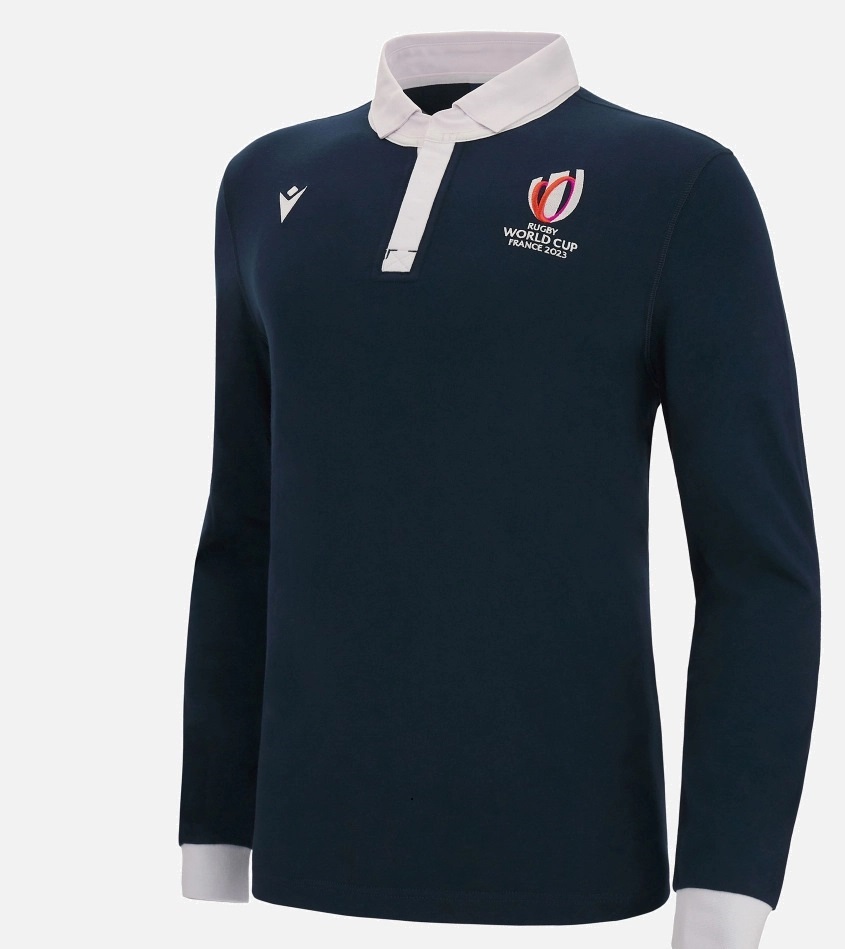 RWC 2023 FRANCE 長袖コットンラグビージャージ