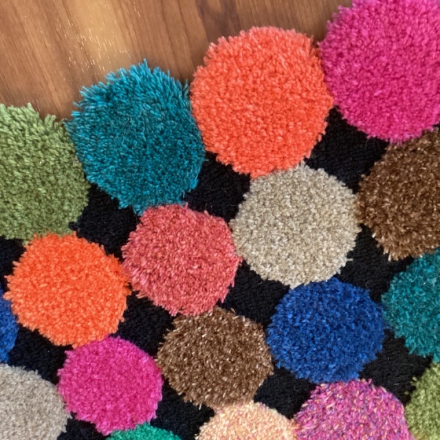 popo ウールマット 40×60cm ほづみせんい 麻じゅうたん 月山緞通 の ラグストア