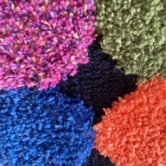 popo ウールマット 40×60cm ほづみせんい 麻じゅうたん 月山緞通 の ラグストア