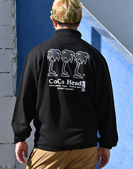 CoCo Head スウェットスタンドジャケット