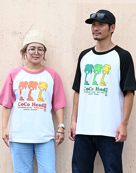 CoCo Head ラグラン半袖Tシャツ