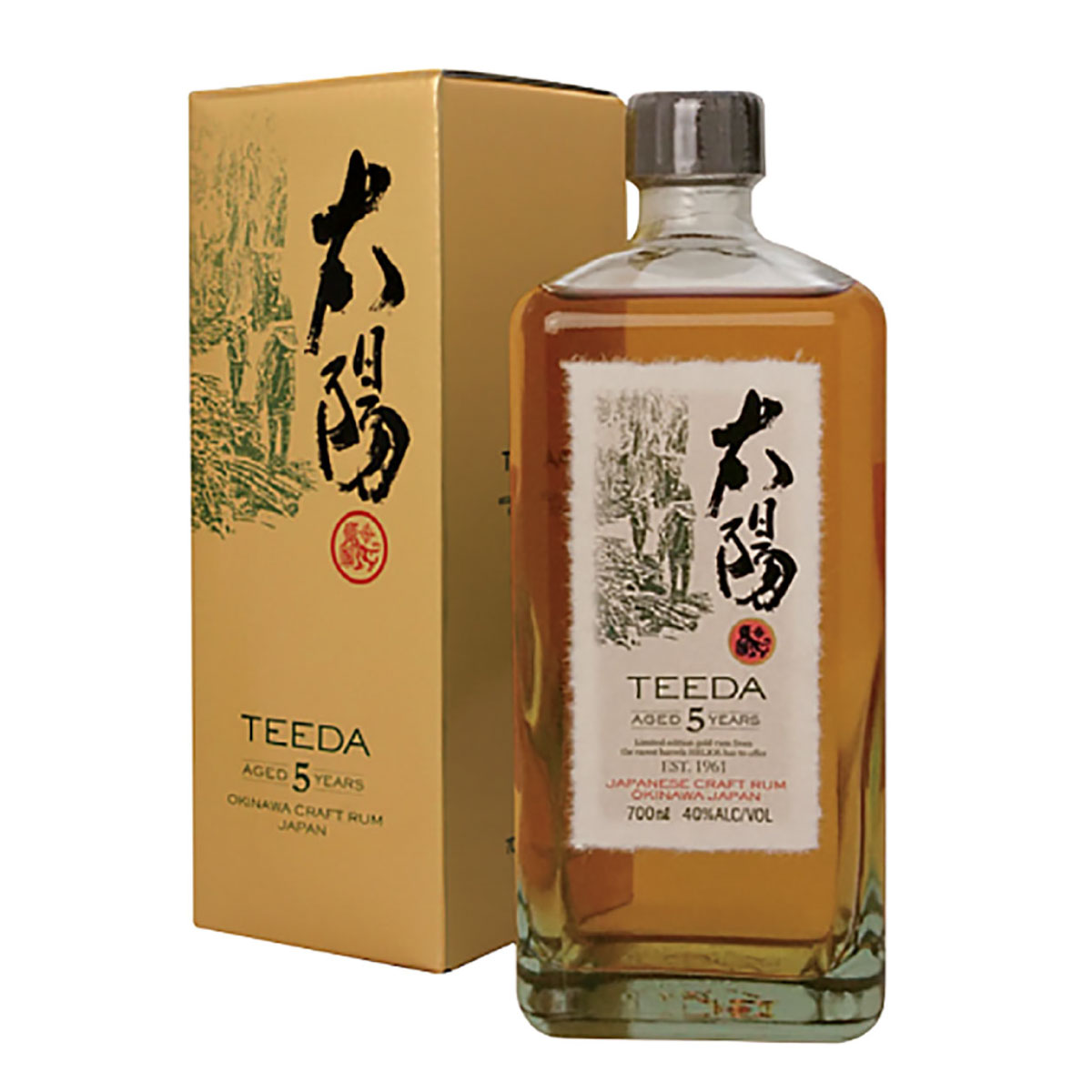 ゴールドラム TEEDA（ティーダ） 5年 40度 700ml