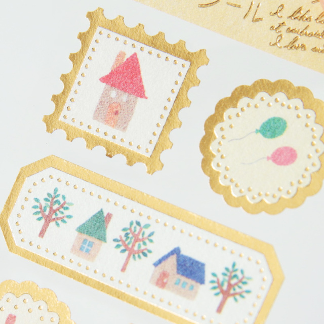 STS-03：刺しゅうを楽しむシリーズ シール お家〔OZ〕