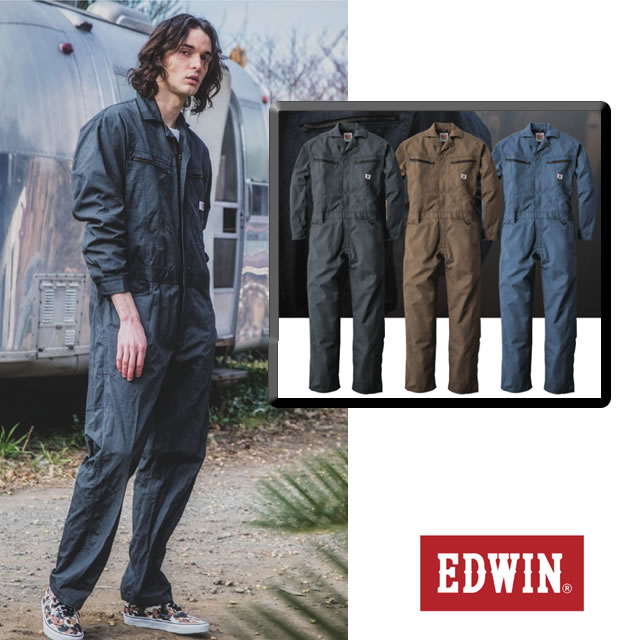 81012 EDWIN オーバーオール｜山田辰ツヅキ服通信販売「作業服のナカノ」