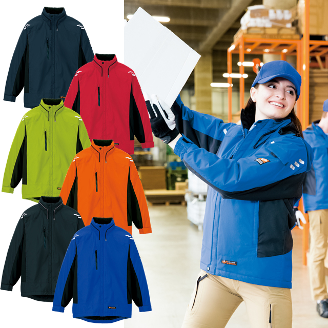 AZ-6169 AITOZ 防寒ジャケット(男女兼用）｜アイトス作業服通信販売「作業服のナカノ」