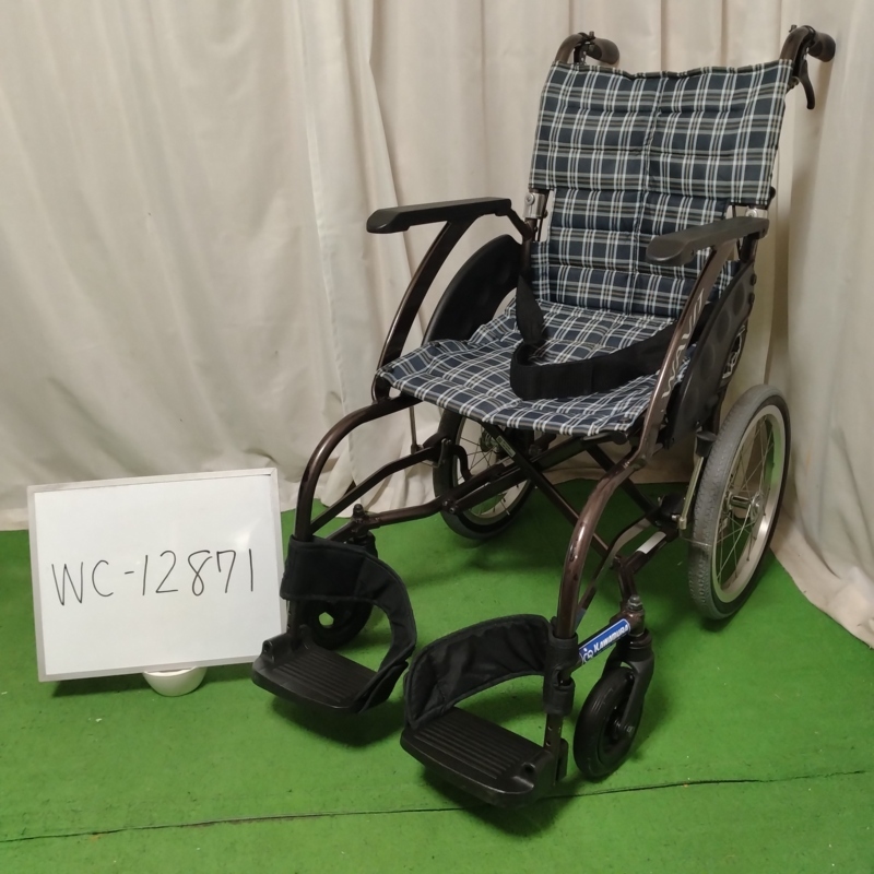 【Aランク 中古 車椅子】カワムラサイクル 介助式車椅子 ウェイビット WA16-40S (WC-12871)