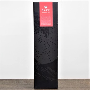 黒カートン 波柄 1本箱 （ 720ml、1.8L対応