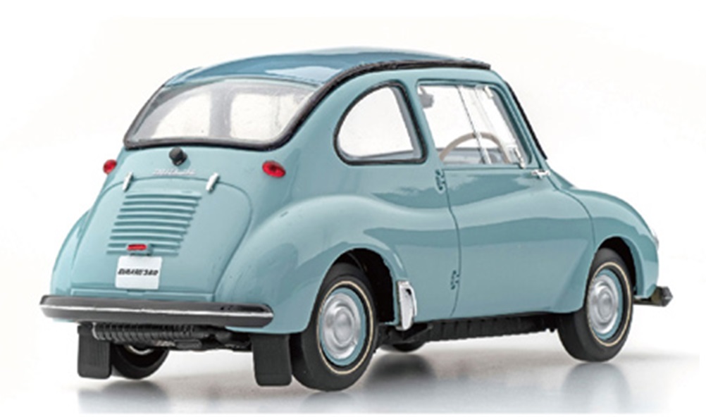 ミニカー エブロ EBBRO レジンモデル 1/18 スバル 360 1958 ブルー 4526175811136