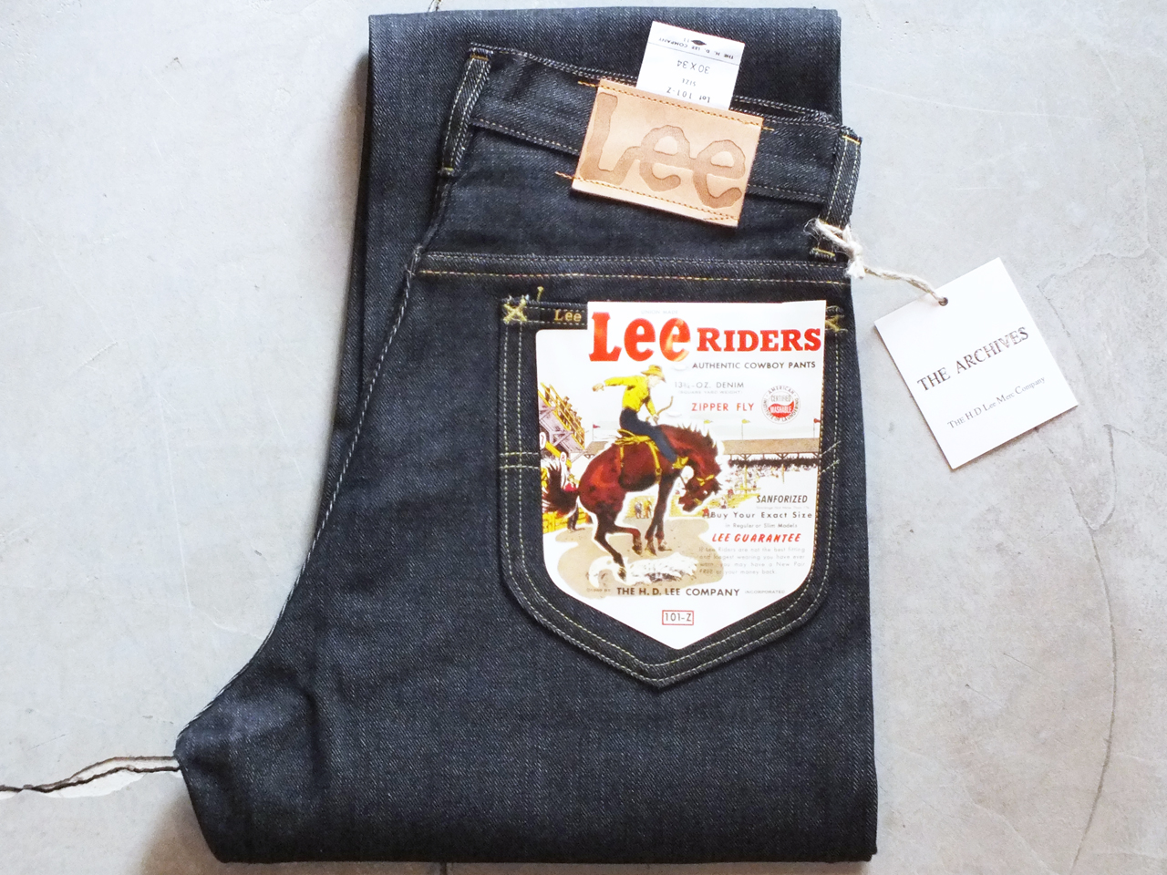 通販 アメカジ 札幌 Lee リー ARCHIVES アーカイブス RIDERS 101-Z 1954 MODEL RIGID DENIM デニム JEANS ジーンズ VINTAGE ...