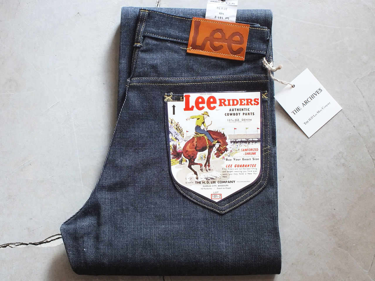 通販 アメカジ 札幌 Lee リー ARCHIVES アーカイブス RIDERS 101-Z 1948 MODEL RIGID DENIM デニム JEANS ジーンズ VINTAGE ...