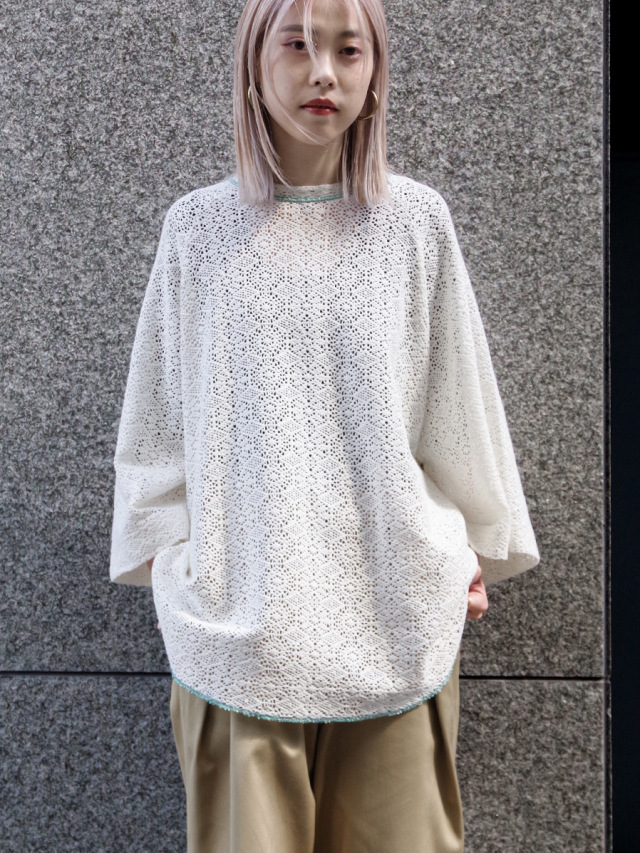 【2023SS】 SHINYAKOZUKA （シンヤコヅカ） "PALABORA" - SNOW ＜ニット＞