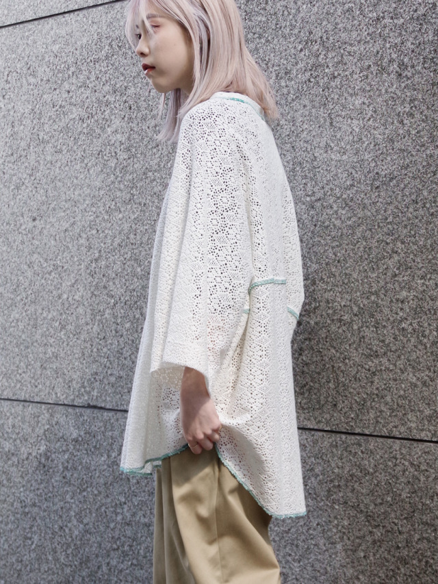 【2023SS】 SHINYAKOZUKA （シンヤコヅカ） "PALABORA" - SNOW ＜ニット＞